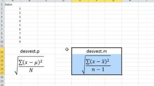 STDEV.S vs STDEV.P en Excel: La Diferencia Clave | CEI